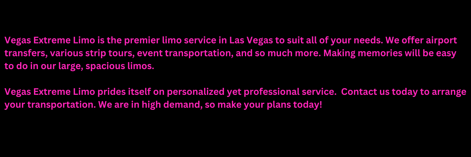 Vegas Extreme Limo – Vegas Extreme Limo booking site